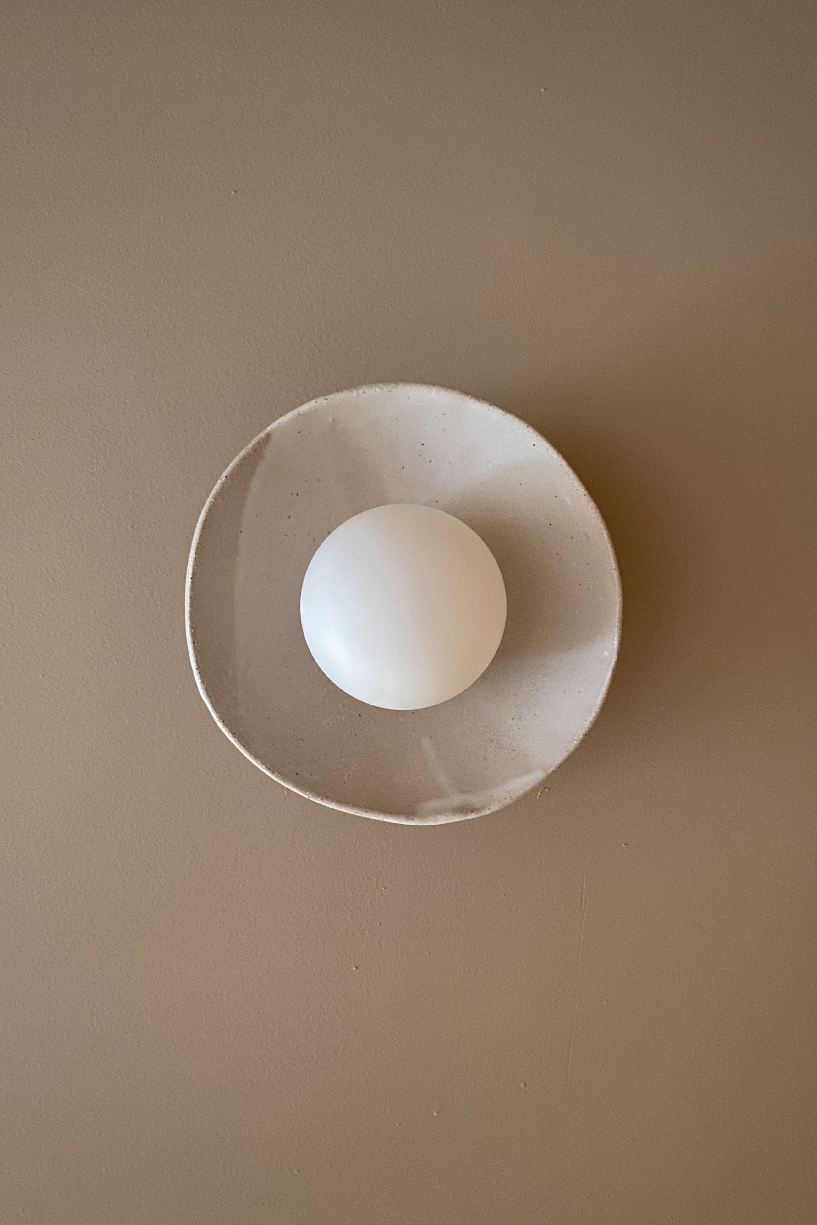 Lume Ceramic Wall Light | Natural | Exclusive to Ochre and Silk