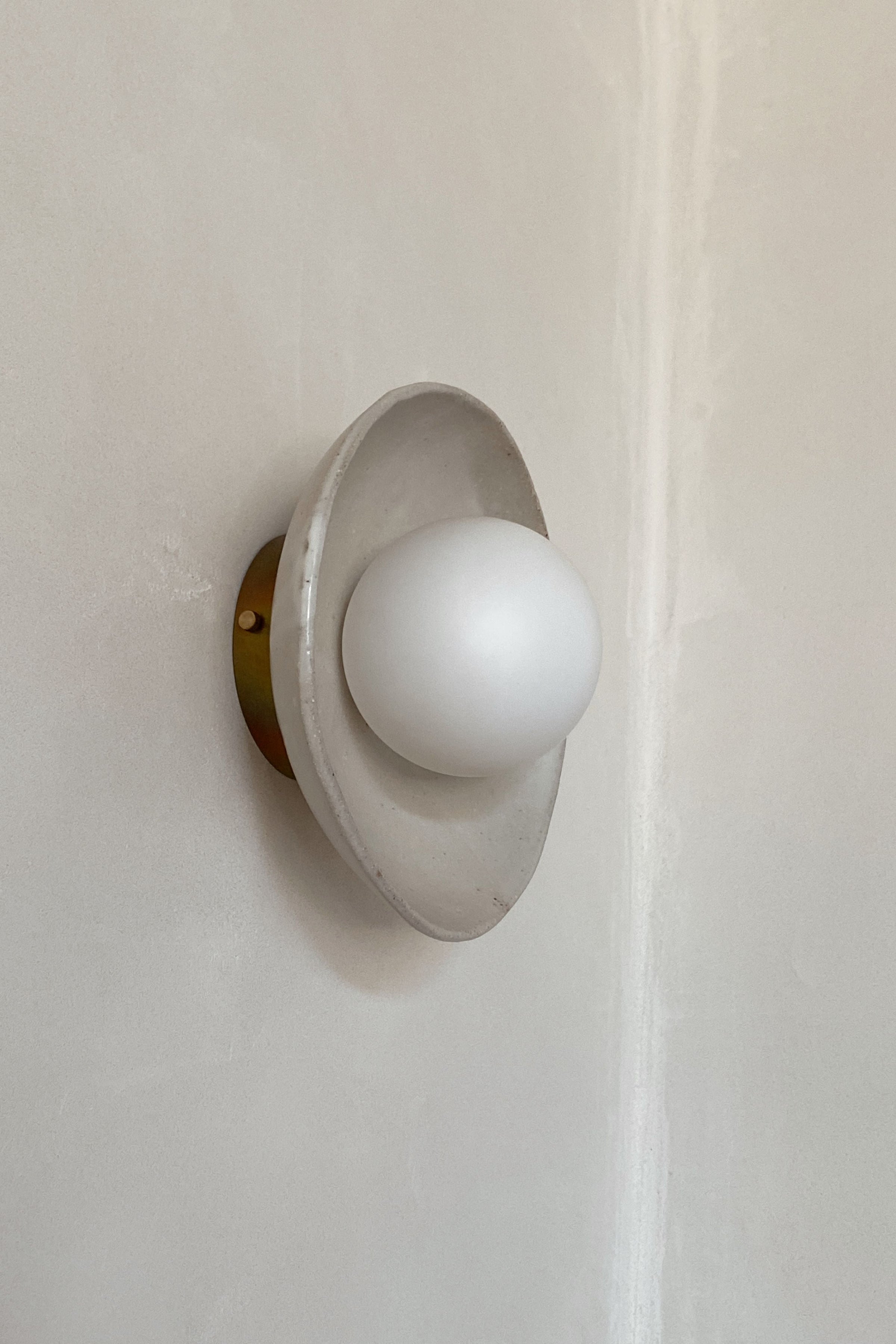 Lume Ceramic Wall Light | Natural | Exclusive to Ochre and Silk
