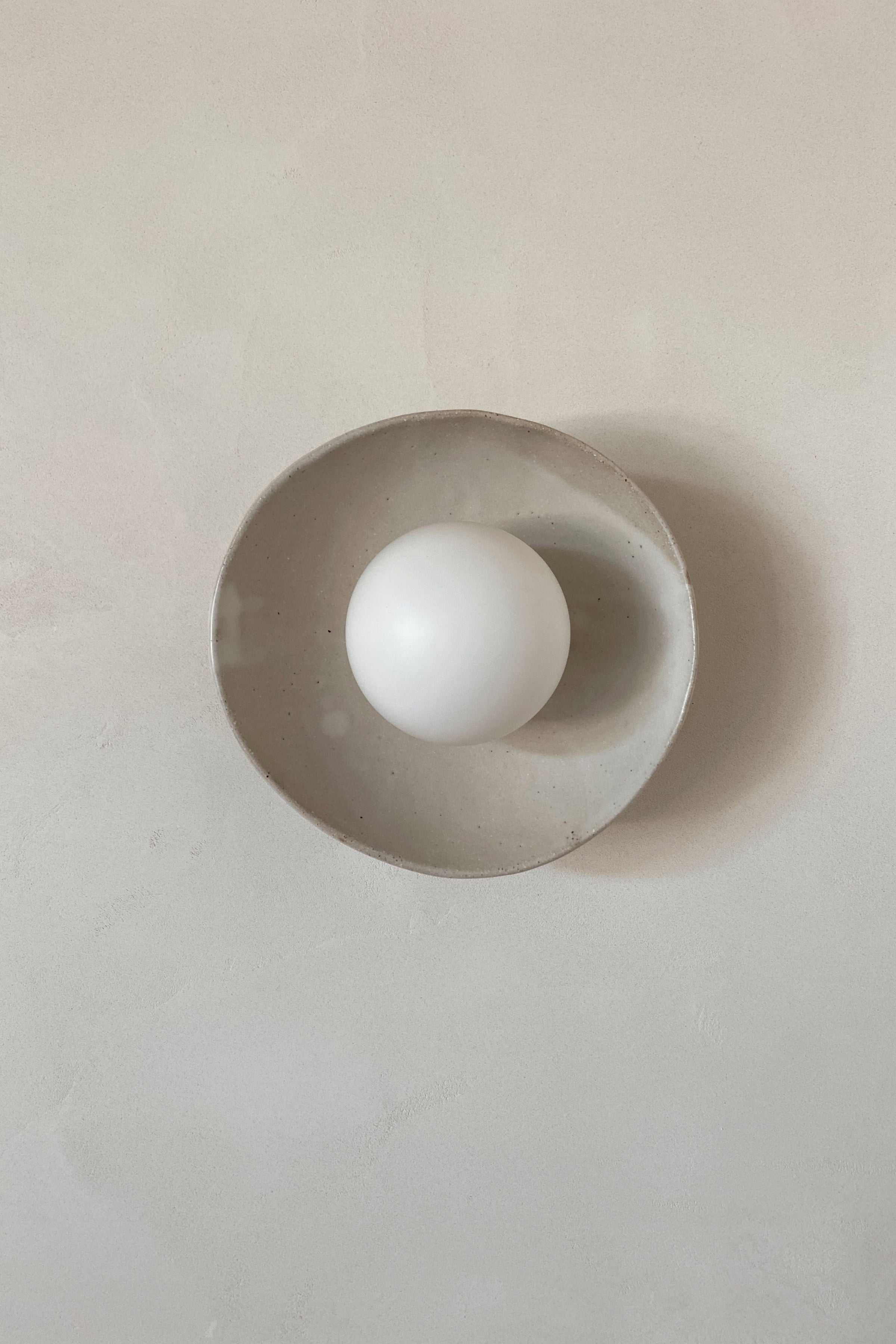 Lume Ceramic Wall Light | Natural | Exclusive to Ochre and Silk