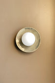 Lume Ceramic Wall Light | Olive | Exclusive to Ochre and Silk