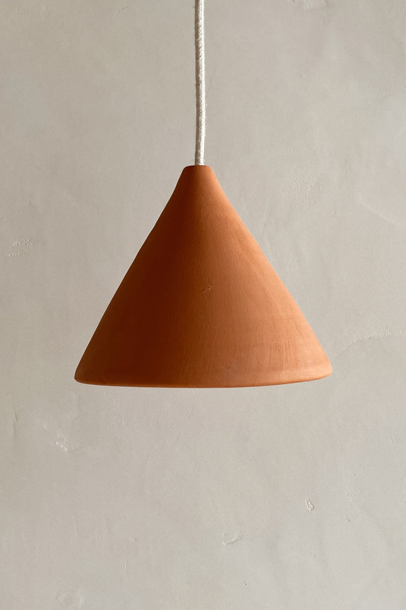 Palus Moroccan Terracotta Pendant - Cone