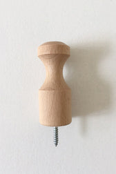 TIMBER PEG HOOK IN BEECH - SINGLE